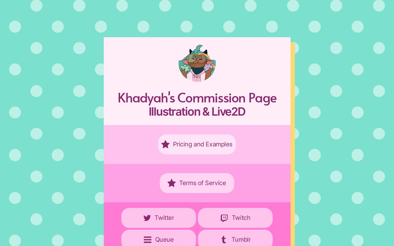 Khadyah's Commissions Page